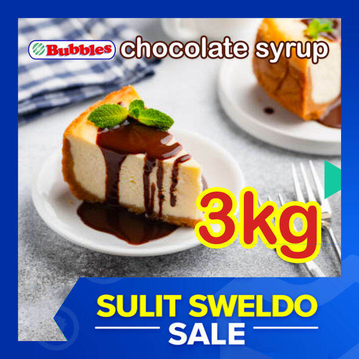 3kg Bubbles PREMIUM CHOCOLATE SYRUP for Chocolate Fountain Chocolate ...