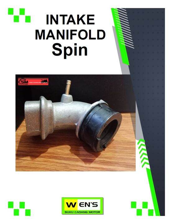 INTAKE MANIFOLD INSOLATOR MANIPUL SPIN 125 | Lazada Indonesia