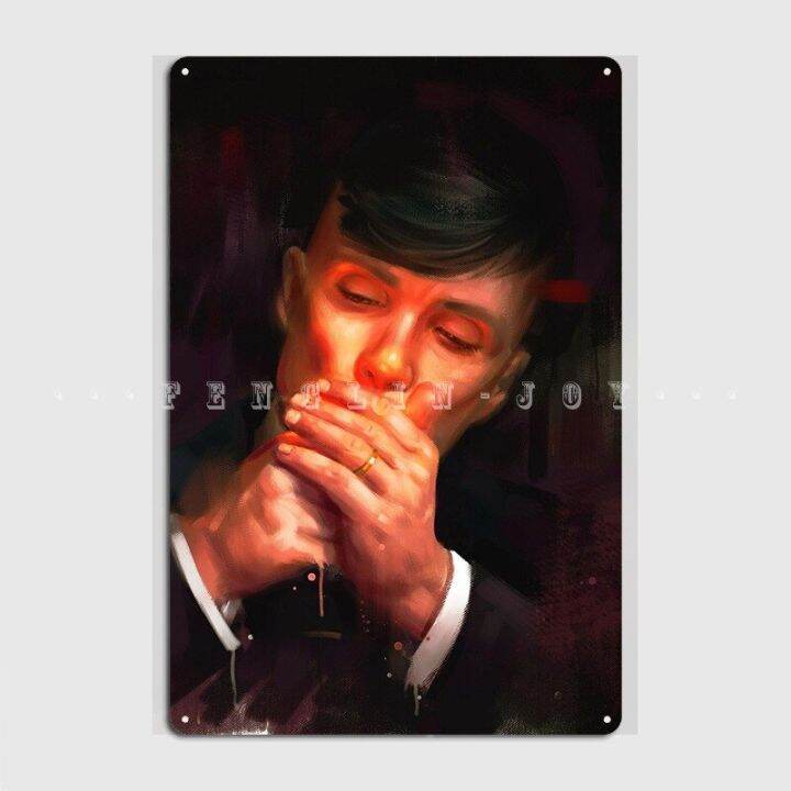 Thomas Shelby Poster Metal Plaque Wall Mural Home Custom Wall Plaque ...