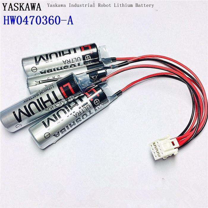 New 1PCS YASKAWA Motoman Yaskawa Industrial Robot Battery HW0470360-A ER6V/3.6V Lithium Battery ...