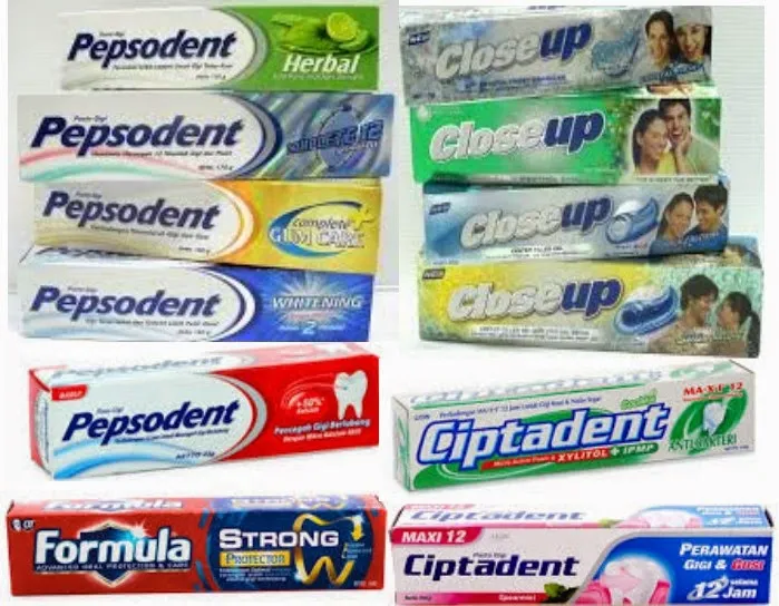 PASTA GIGI / TOOTHPASTE / ODOL - CIPTADENT - CLOSEUP - PEPSODENT ...