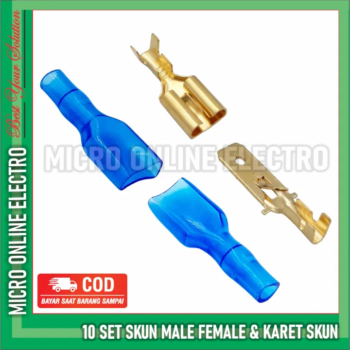 PAKET 10 SET Skun gepeng Cewek Cowok Besar & Karet Skun Skun Male ...