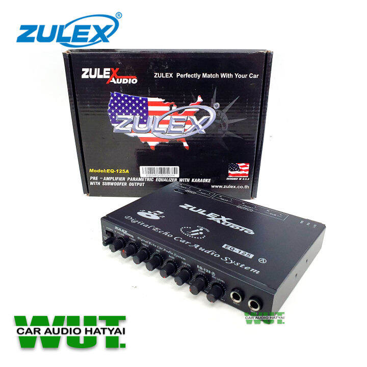 ZULEX ปรีไมค์คาราโอเกะ ปรีแอมป์ รถยนต์ PREAMP ปรีไมค์ ZULEX รุ่น EQ ...