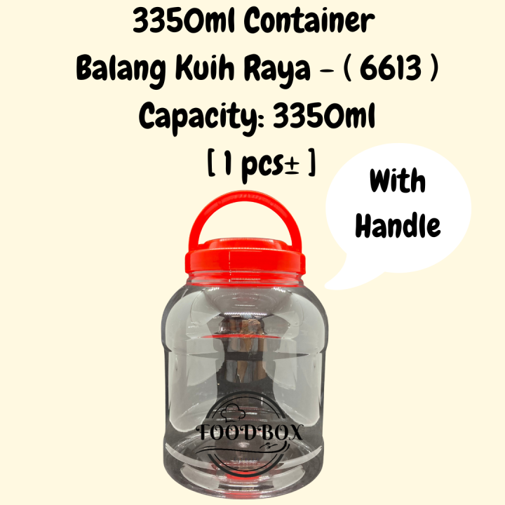 FOODBOX - Balang Kuih Raya - ( 6613 ) 3350ml Container [ 1set ] - Bekas ...