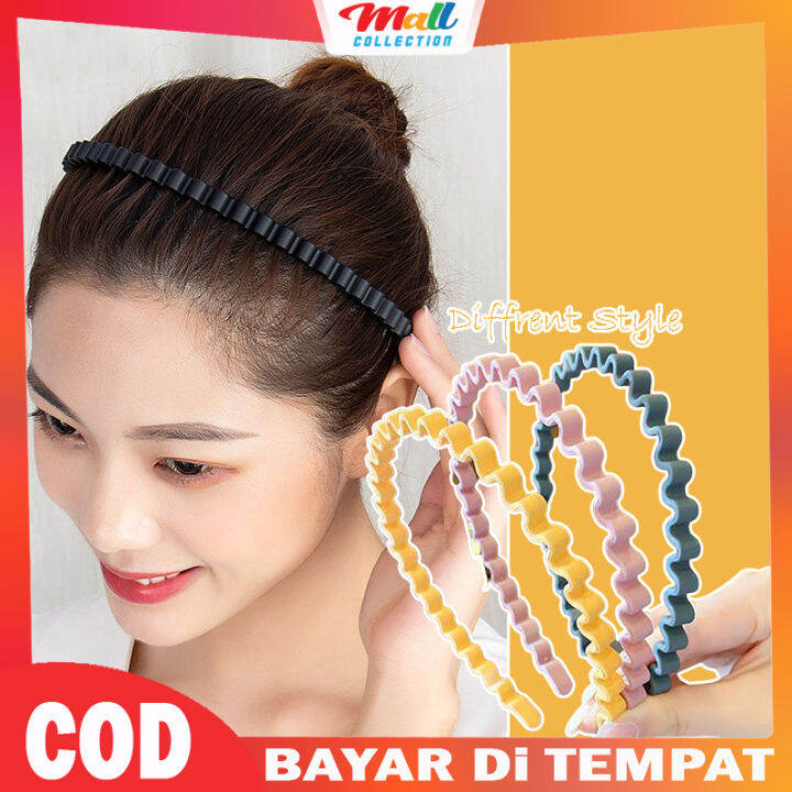 MALL - Bando Fashion Doff Model Gelombang Wanita Fashion Rambut Korea ...