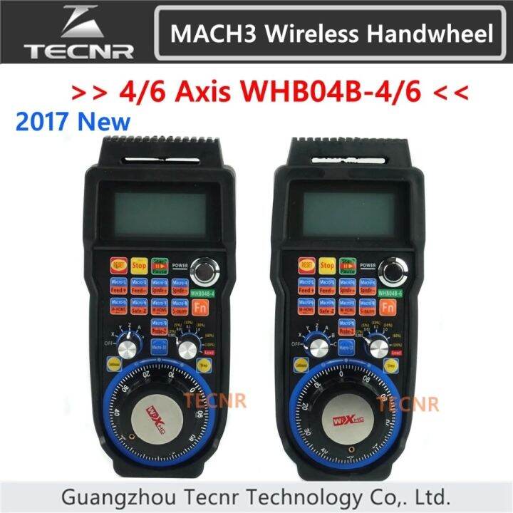 4 / 6 Axis XHC Mach3 / NC Studio MPG Pendant CNC Wireless Handwheel ... 4 / 6 Axis XHC Mach3 / NC Studio MPG Pendant CNC Wireless Handwheel ...
