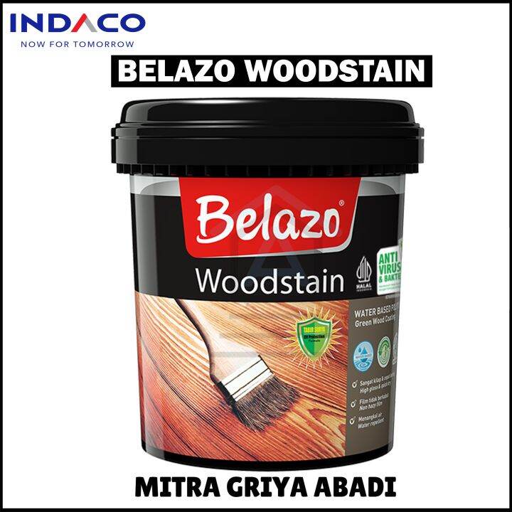 Belazo woodstain Plitur air 1Lt | Lazada Indonesia