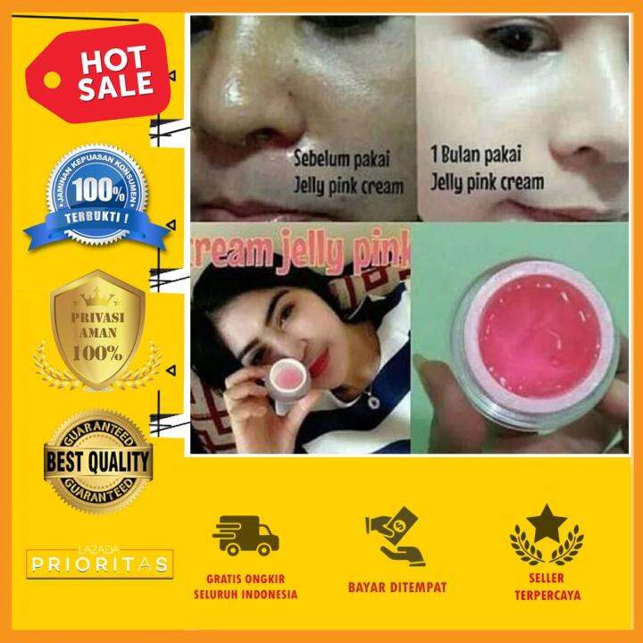 KJP Jelly Glowing Pink Cream / Krim Wajah Jelly Glowing Pink ...
