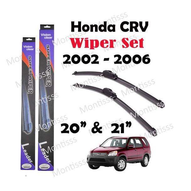 Super Wiper 20 21 Honda CRV 2002 - 2006 Banana Type Wiper Set | Lazada PH
