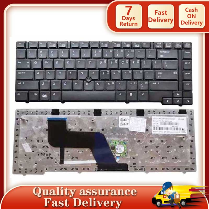แป้นพิมพ์แล็ปท็อปใหม่สำหรับแล็ปท็อป HP 8440 8440W 8440P พร้อมแท่งเมาส์ ...