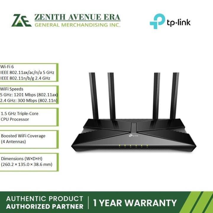 TP-link Archer AX10 AX1500 Wi-Fi 6 Router | Lazada PH
