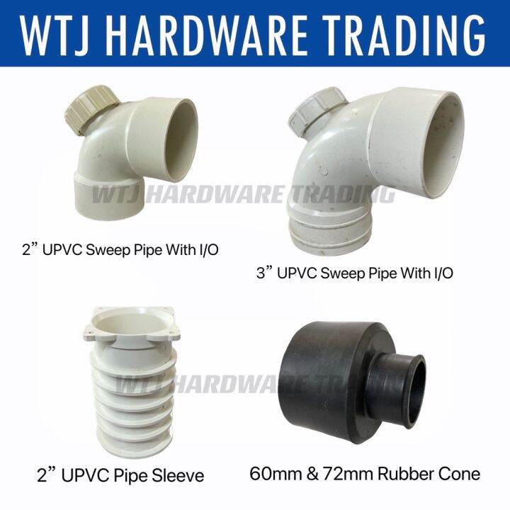 UPVC PIPE FITTINGS | 2" & 3" UPVC SWEEP BEND WITH I/O| 2" UPVC PIPE ...