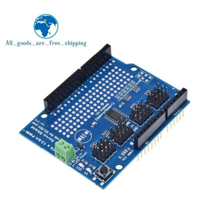 Tzt Motor/stepper/servo/robot Shield For Arduino I2c V2 Kit W/ Pwm Driver Top | Lazada PH