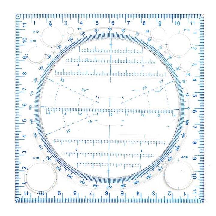 hg Multictional Drawing Ruler Multipurpose Draw Round Curve Horizontal ...