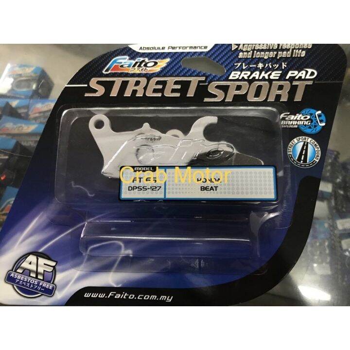 FAITO Brake Pad Beat Carb Fi - Click 125i150 V1 - Airblade 150 ABS ...