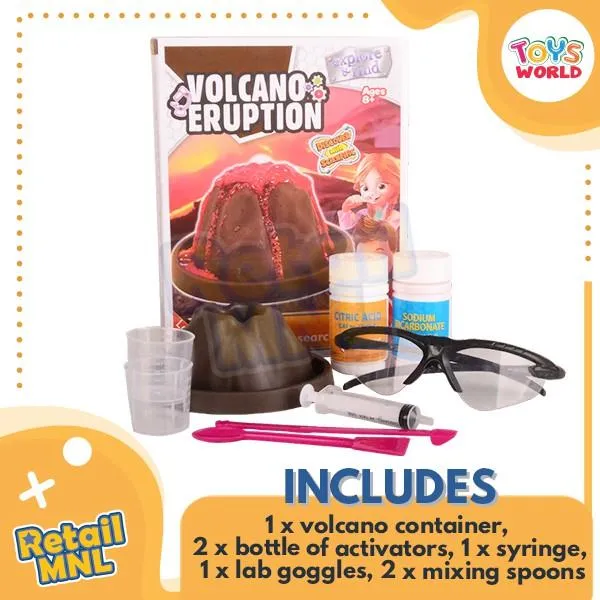 Toy gens Kid Scientist Series Volcano Eruption Science Kit Experiment ...