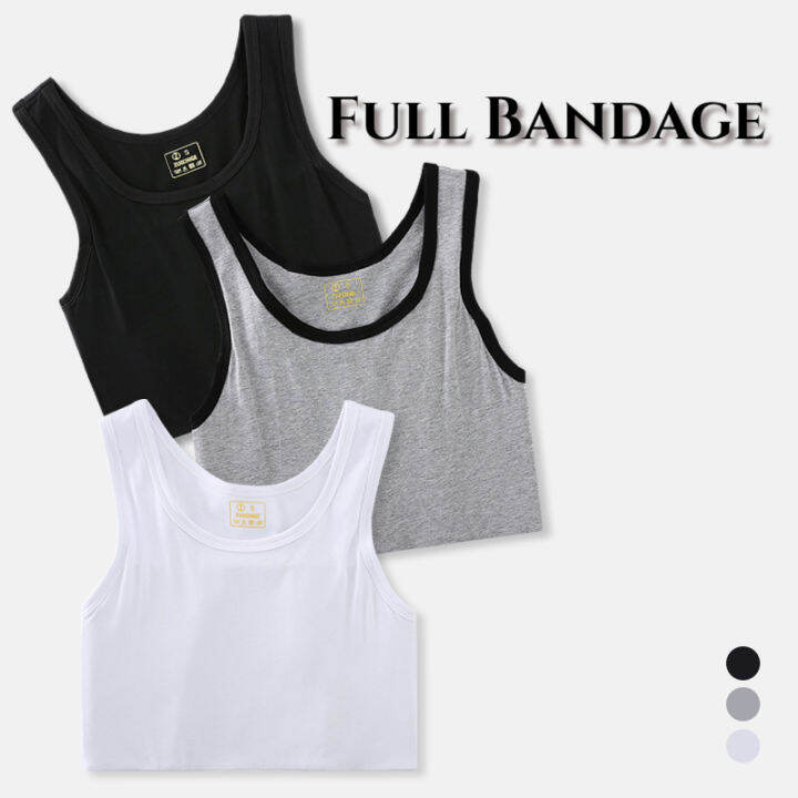 Full Bandage Chest Binder Super Flat Short Pullover Breast Binder Crop