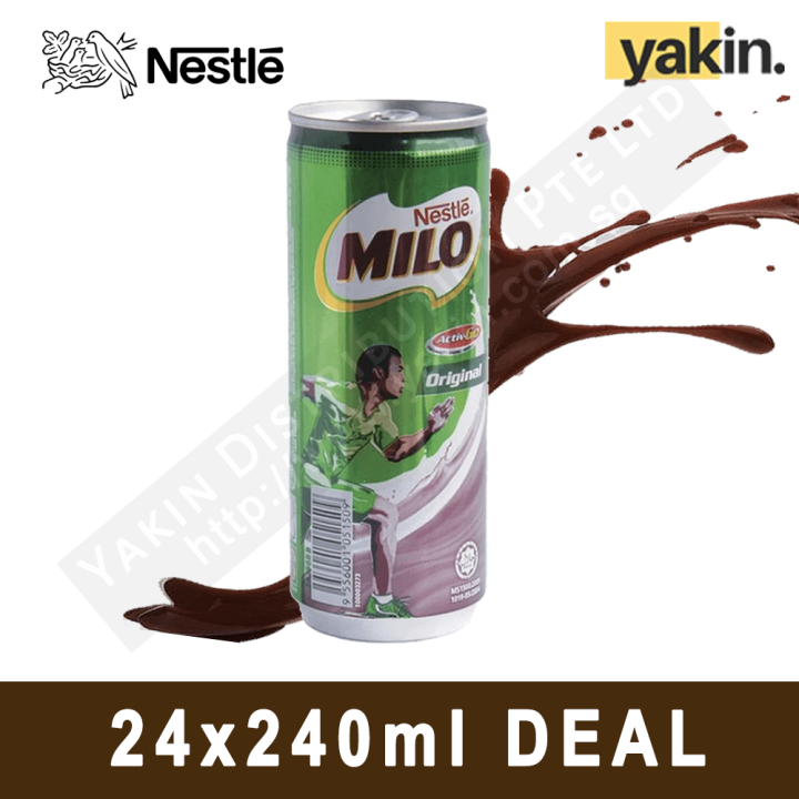 Nestle Milo Original Can Drink (24x240ml) Wholesale | Lazada Singapore
