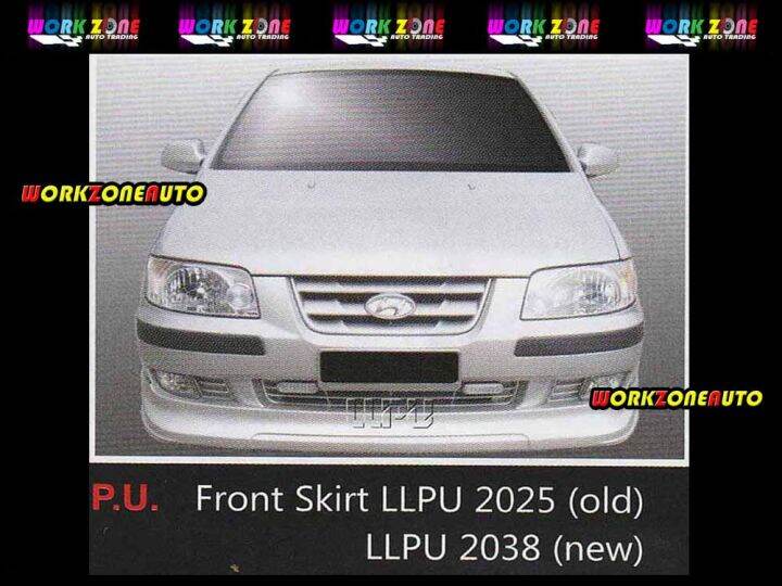 LLPU2038 Hyundai Matrix 2006 PU Front Skirt (New) Body kit Bodykit | Lazada