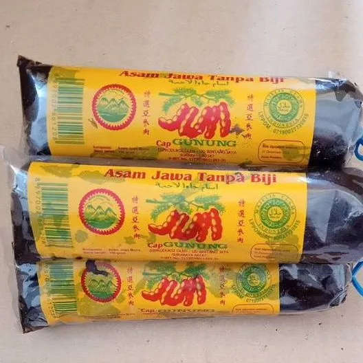Asam Jawa Tanpa Biji Cap Gunung 150gr / Bumbu Instan / Penyedap Rasa ...