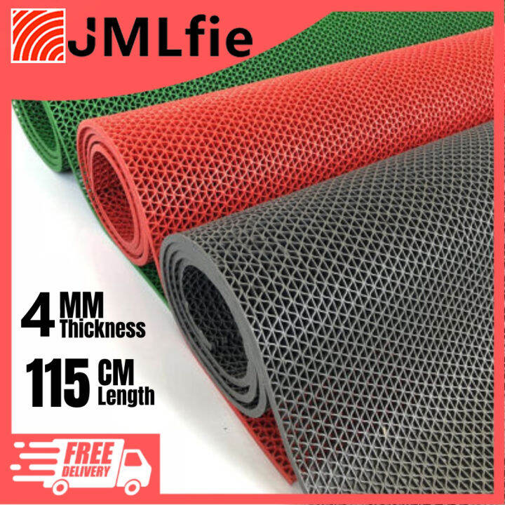 Hotel bathroom non-slip mat large area PVC kitchen S-shaped mesh shower ...