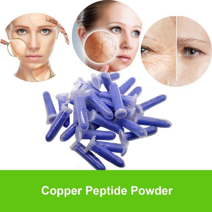 Blue Copper Peptide Powder Tripeptide GHK-Cu Promotes Collagen ... Blue Copper Peptide Powder Tripeptide GHK-Cu Promotes Collagen ...