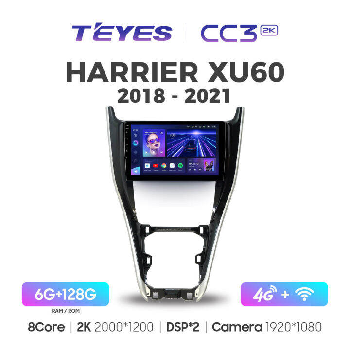TEYES CC3 (Official) 10inch TOYOTA HARRIER XU60 (2018 - 2021) Android ...