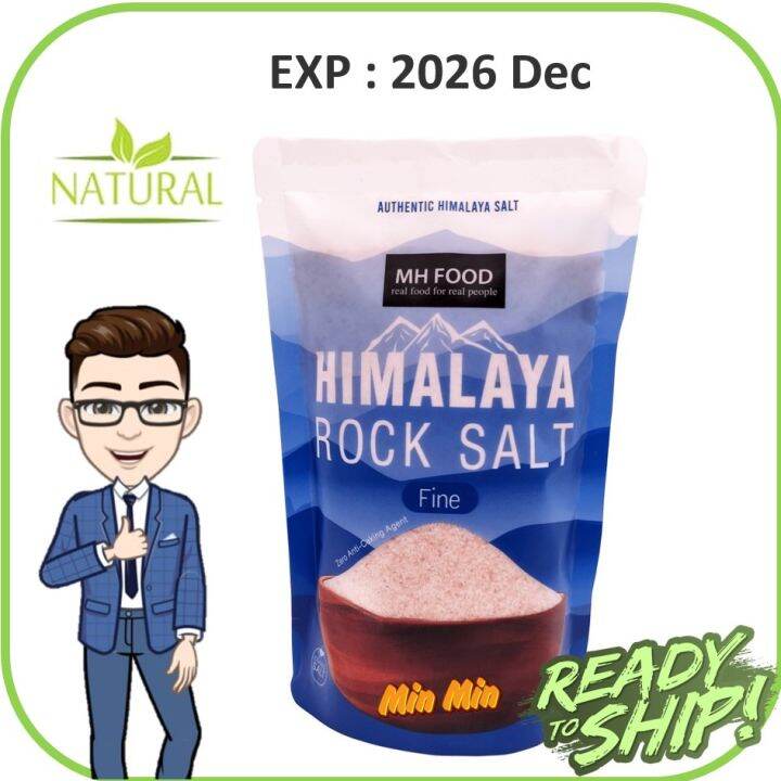 MH FOOD Himalaya Mineral Rock Salt 500gm Fine 喜马拉雅矿物岩盐-幼 | Lazada