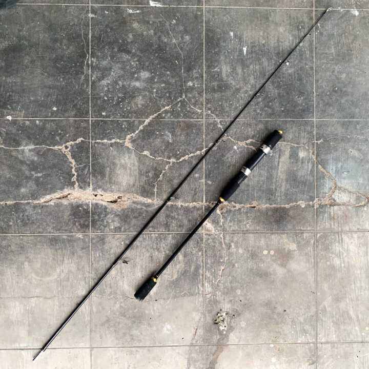 Joran Jigging Fighter Fiber Solid PE 1-2 Max Drag 15kg 165cm dan 180cm ...