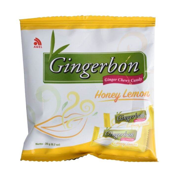 GINGERBON Honey Lemon Flavor Ginger Chewy Candy 20g | Lazada PH