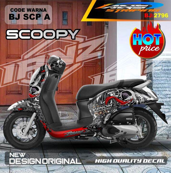STIKER NEW DESAIN CUSTOM FULL BODY SCOOPY-STIKER DECAL UPDATE TERMURAH ...