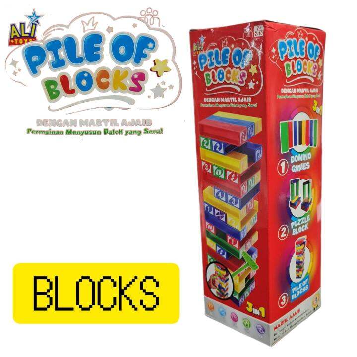 Mainan Blok Stacko Pile Of Block/ Permainan Stacko | Lazada Indonesia