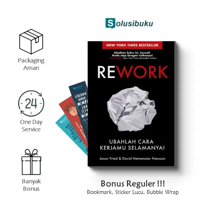Buku Rework (Renebook) | Lazada Indonesia