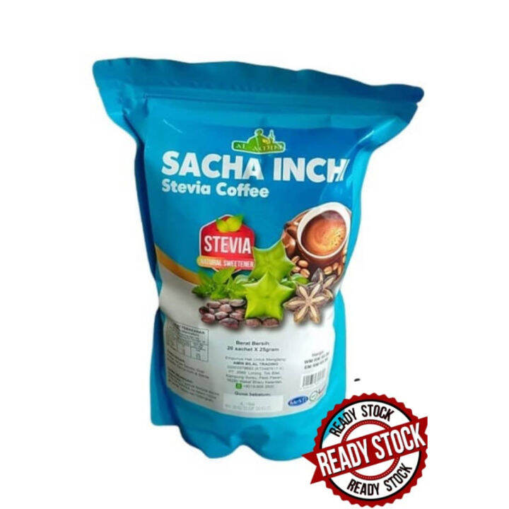 ☕KOPI VIRAL SACHA INCHI+STEVIA PRACAMPUR 20 | Lazada