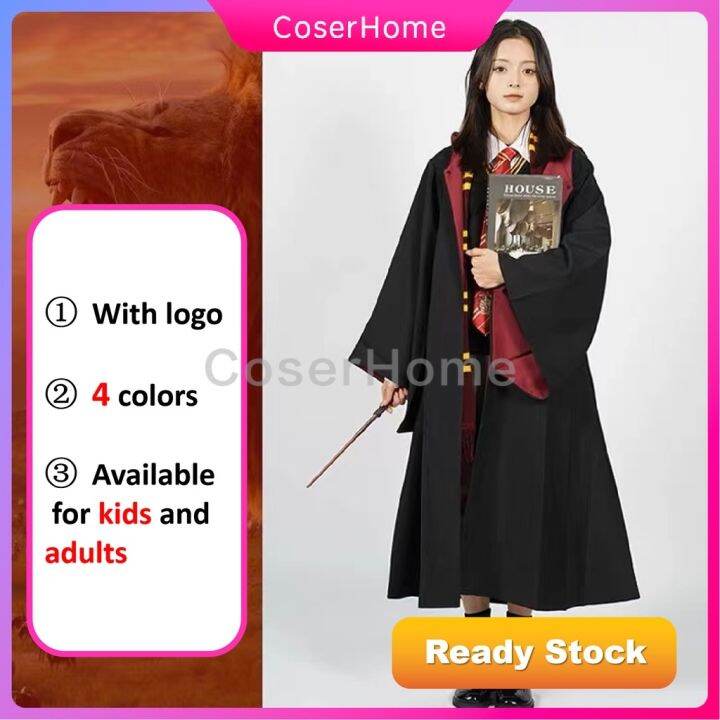 School Of Magic Robe Costume Magic Cloak Cosplay Wizard Robe Dress ...