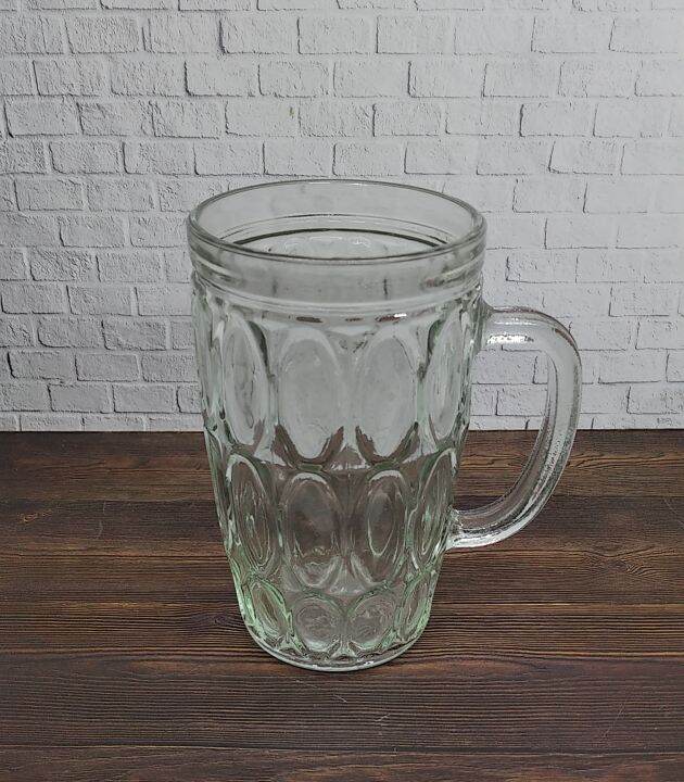 GELAS GAGANG BESAR KACA MOTIF 6 PCS | Lazada Indonesia