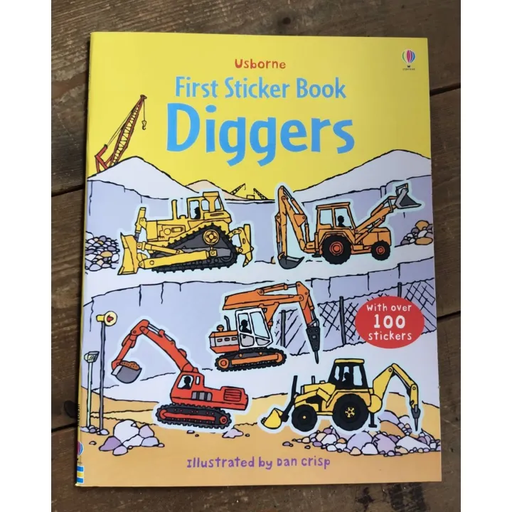 Usborne Stickers DIGGERS | Lazada PH