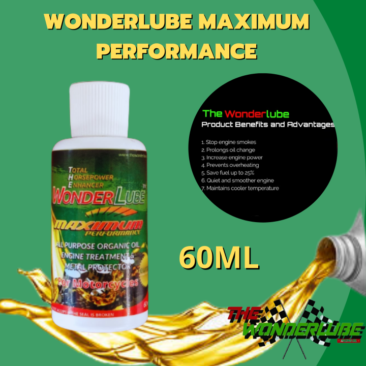 PCS WONDERLUBE 60ML| The Maximum Performance | Engine Oil Additives for ...