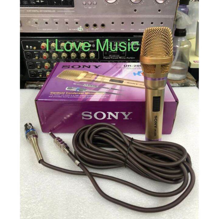Condenser Microphone SONY UR-2000 Professional Cardioid Condenser ...