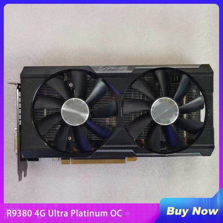 1สำหรับ SAPPHIRER9 380 4G D5 OC การ์ด GPU AMD Radeon R9380 4G Ultra ...