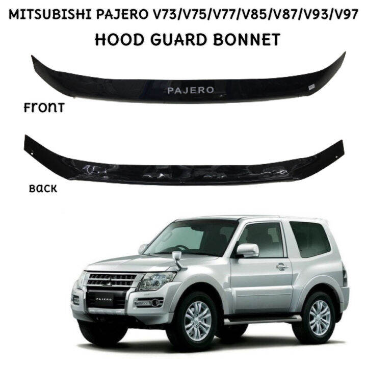 OC ABS Bonnet Hood Guard Deflector Cover for Mitsubishi Pajero V73/V75 ...