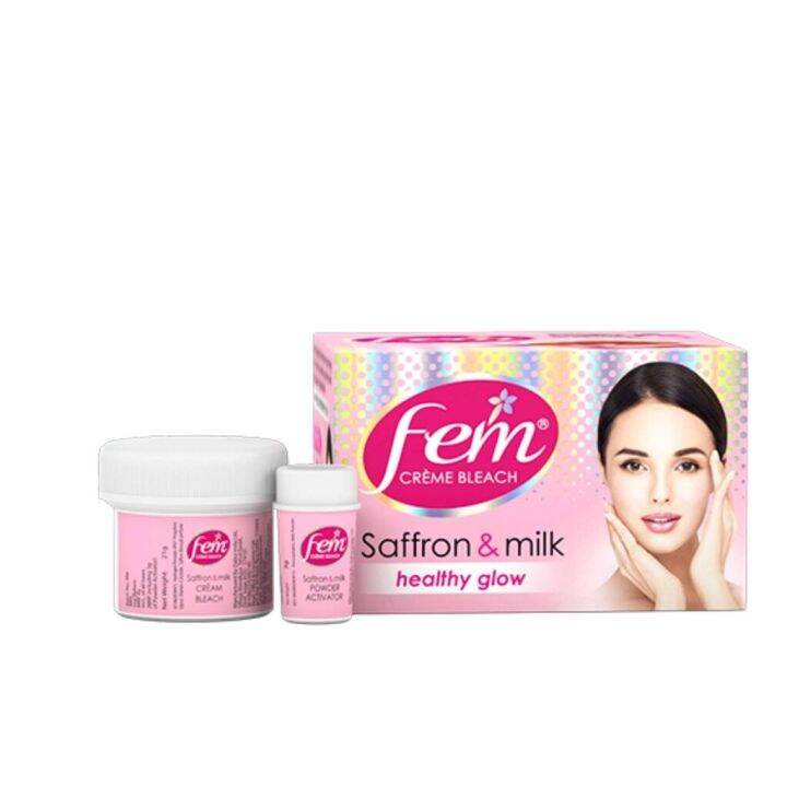 Fem Salon Professional Creme Bleach (Saffron & Milk Healthy Glow) | Lazada