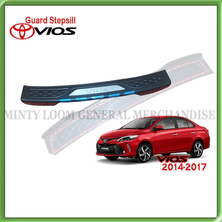 Toyota Vios Rear StepSill -- Vios 2014 - 2017 Rear Stepsills | Lazada PH