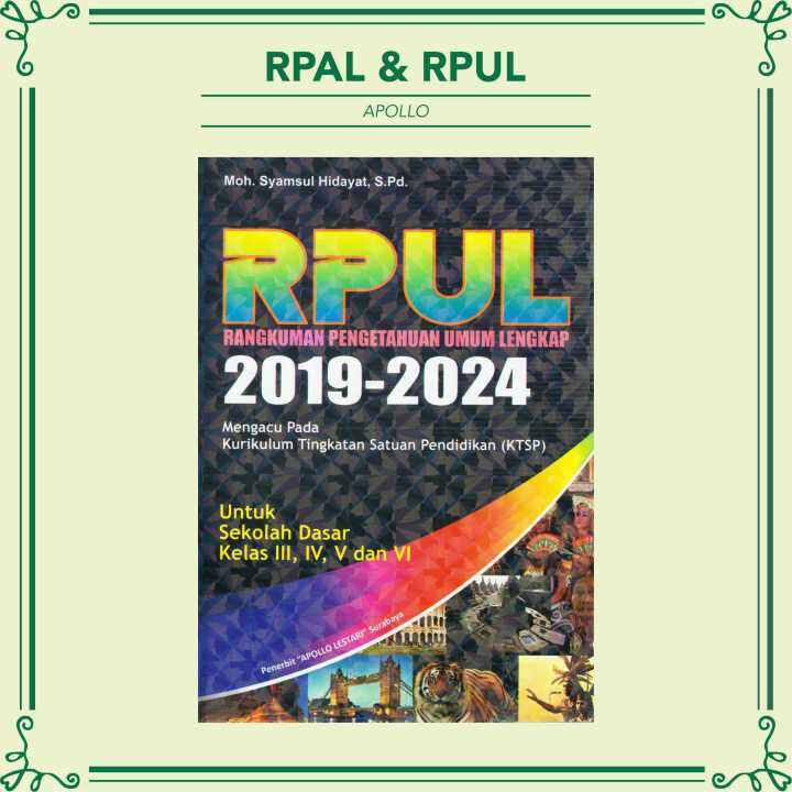 RPUL 2019-2024 HITAM /Apollo | Lazada Indonesia