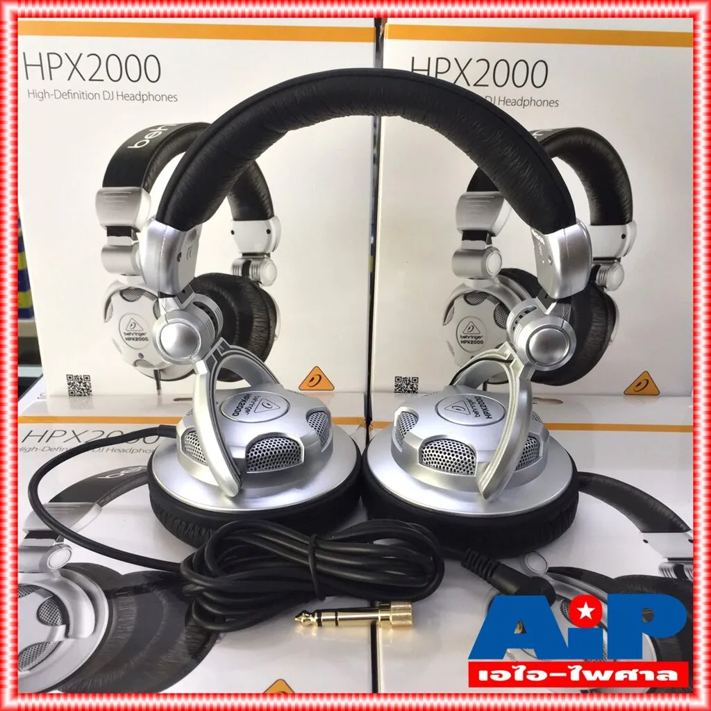 BEHRINGER HPX2000 หูฟัง HPX 2000 หูฟัง HEADPHONE HPX-2000 หูฟังครอบหู หูฟังมอนิเตอร์ หูฟัง ...