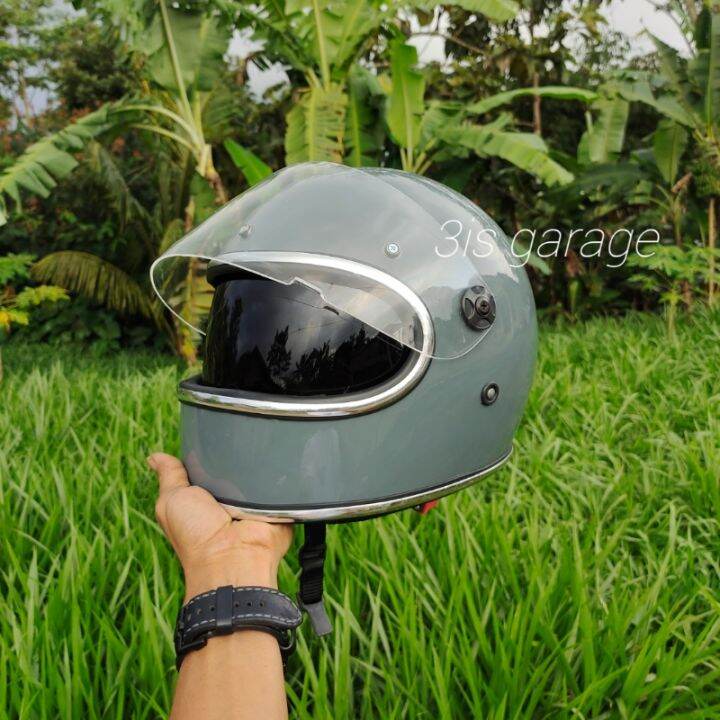 helm Cakil Custom Gringo klasik full Face | Lazada Indonesia
