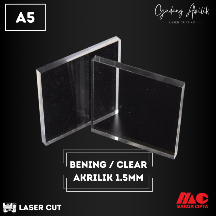 Akrilik Bening A5 1.5mm | Lazada Indonesia