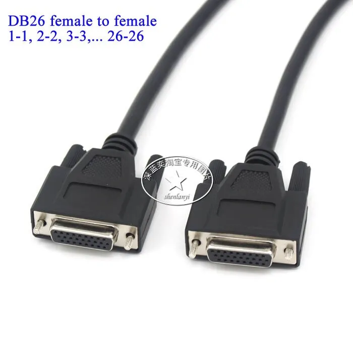 db26 male to female extension cable db26 male to db26 female gender ...