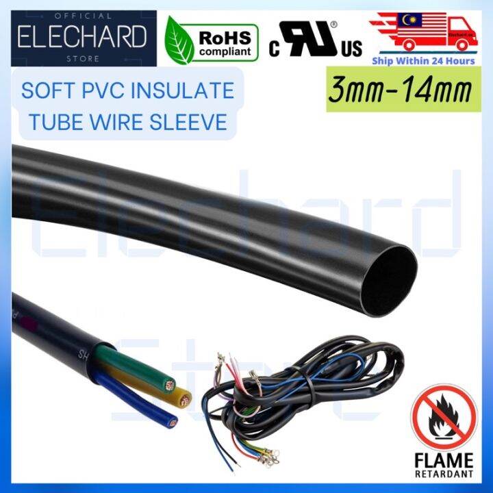 Soft PVC Insulated Tube Wire Sleeve PVC Materials Insulating Tube ...