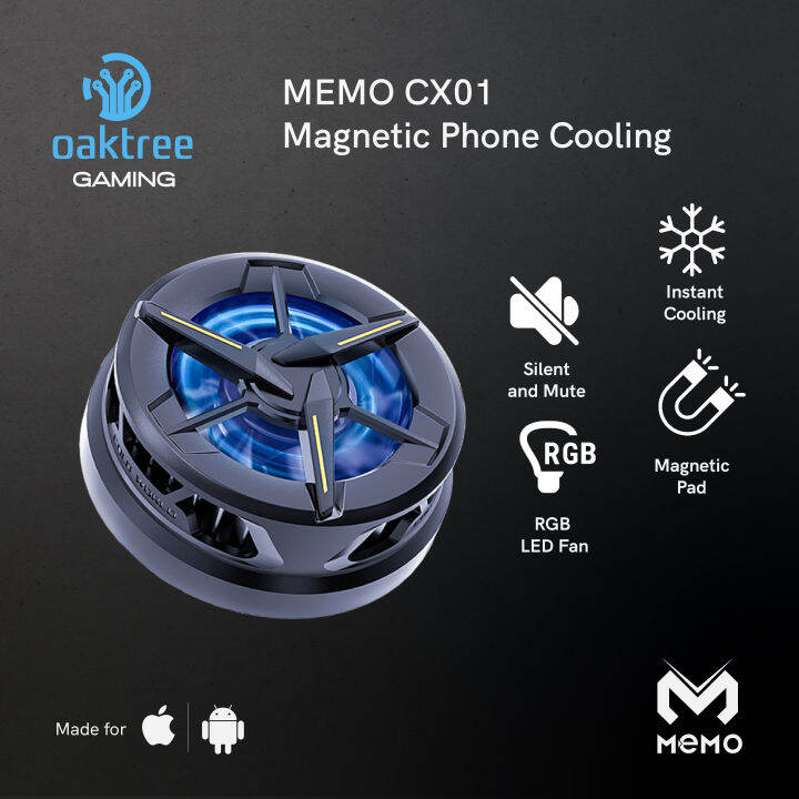 MEMO CX01 Radiator Pendingin HP Magnet Fan Cooler Cooling Fan Gaming ...